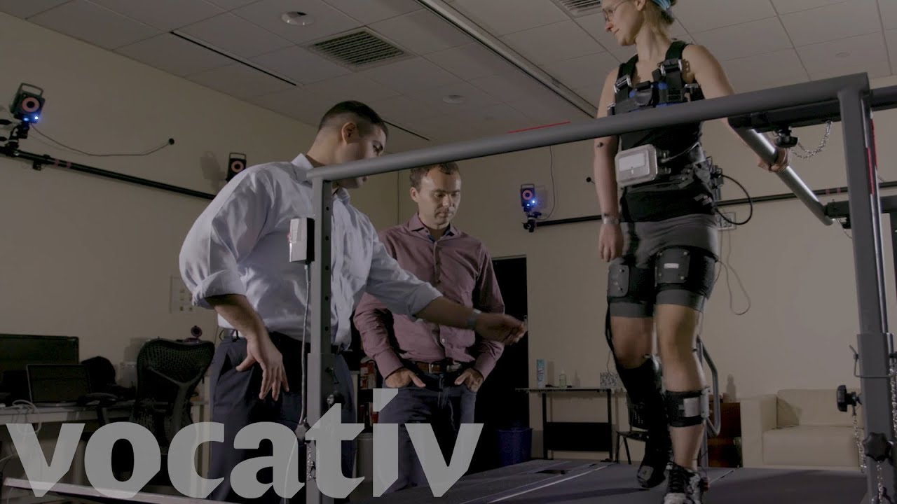 This Robot Exosuit Helps Stroke Patients Walk - YouTube