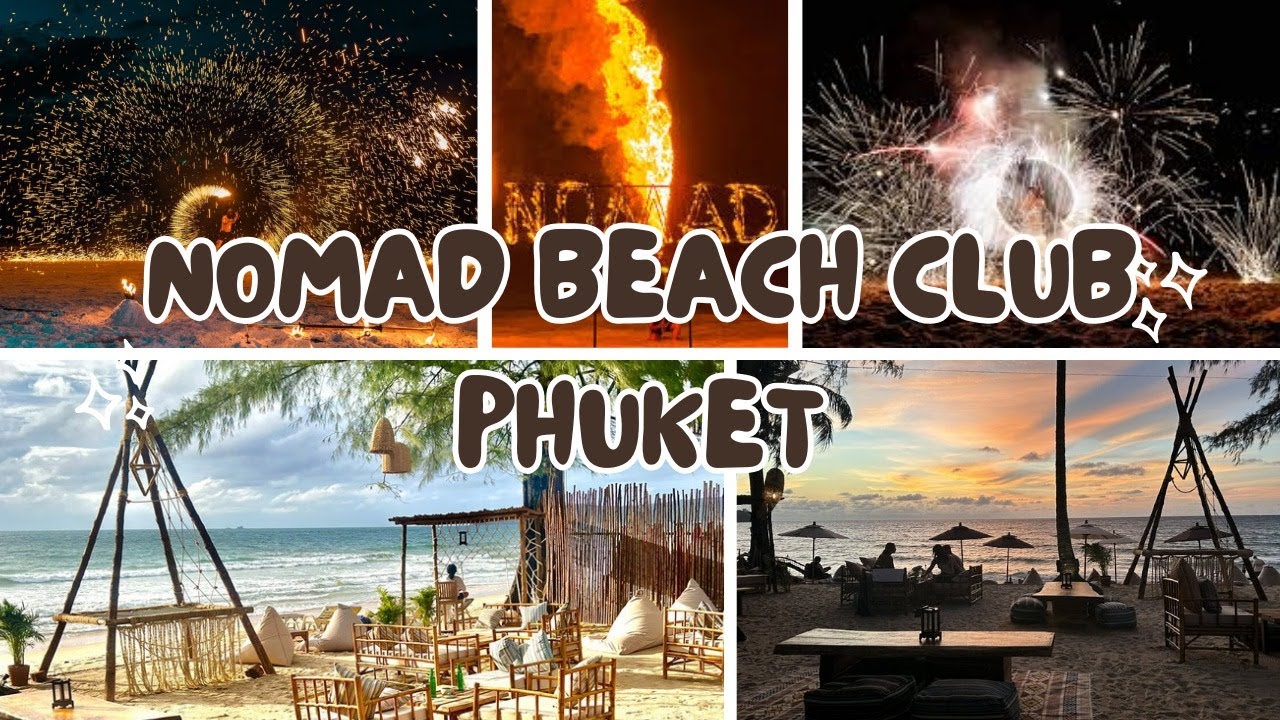 🔥 Sunset & Epic Fire Show at NOMAD Beach Club | Watch the Full Show ...