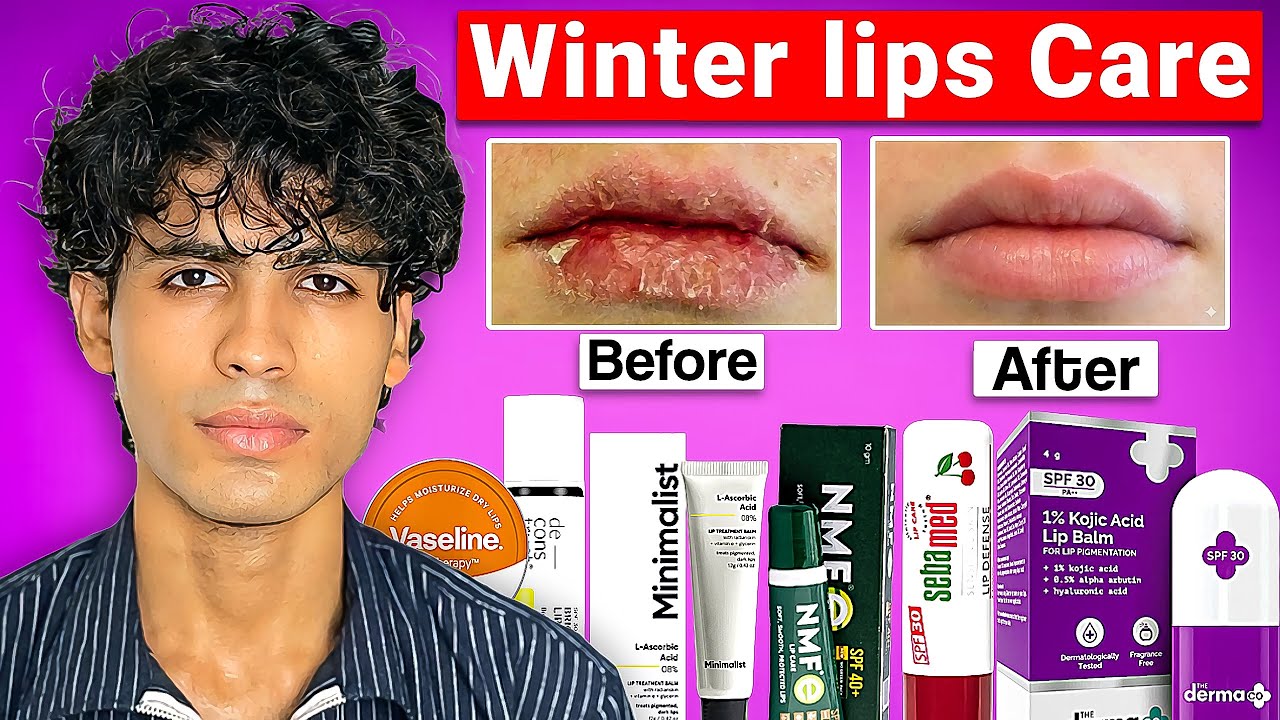 Winter Lips Care Routine | 6 Best Lip Balms for Pink & Soft Lips - YouTube