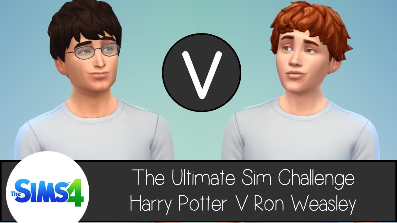 The Ultimate Sim Challenge - Harry Potter Vs Ron Weasley - YouTube