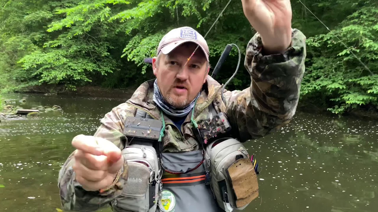 River fishing: Single rod set up for small stream versatility - YouTube