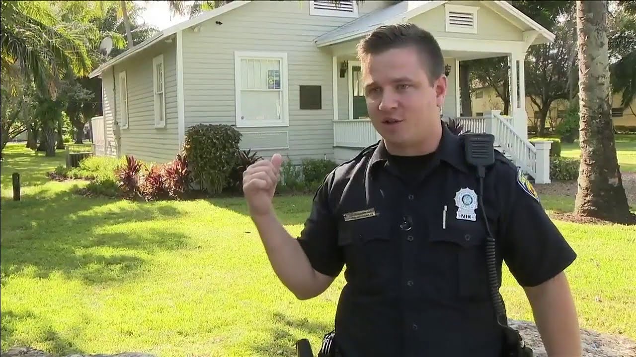 Historic house is now home to Fort Lauderdale police officer - YouTube