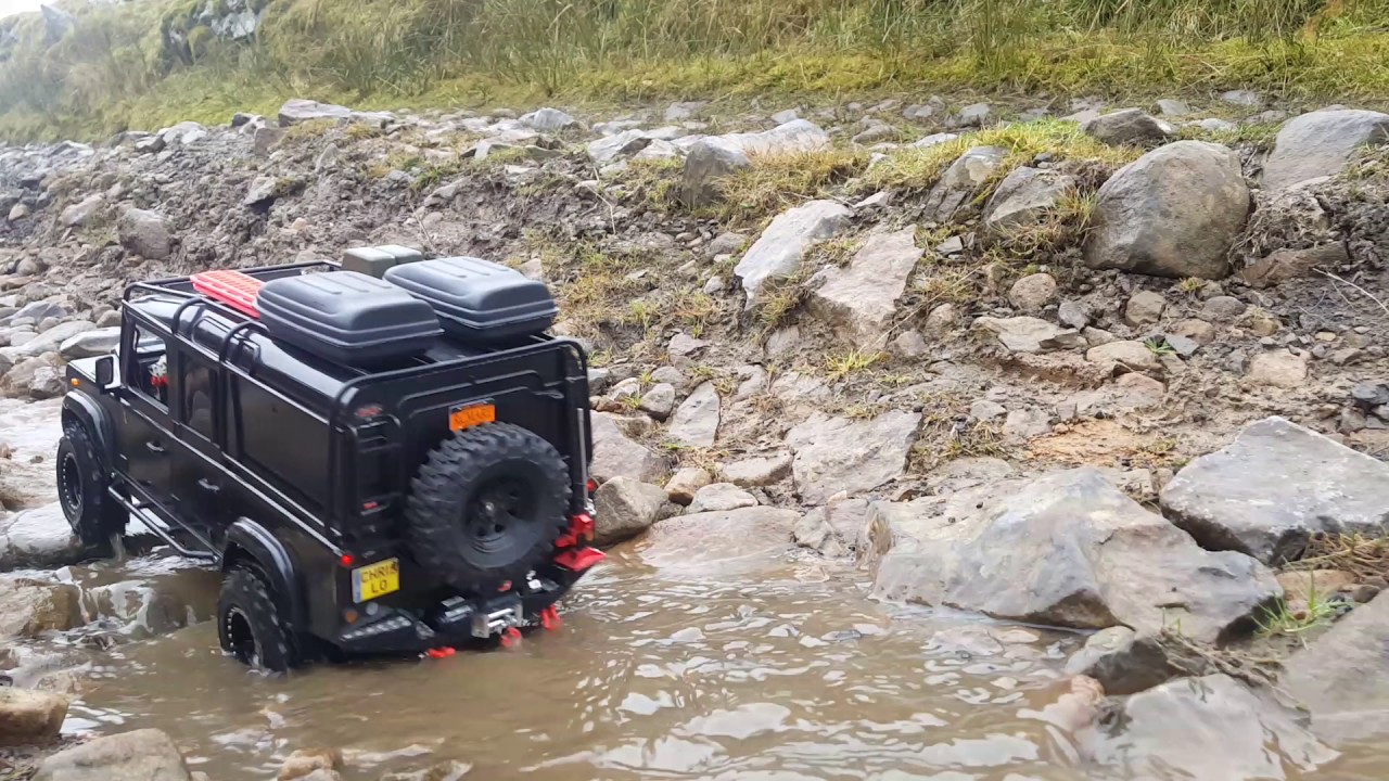Rc4wd landrover defender 110 - YouTube