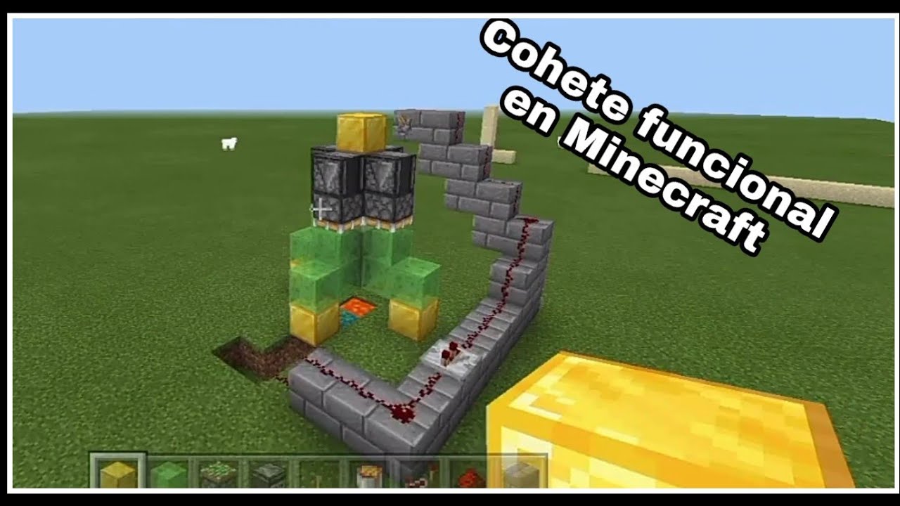 Cohete funcional en Minecraft? Probando videos #1 - YouTube