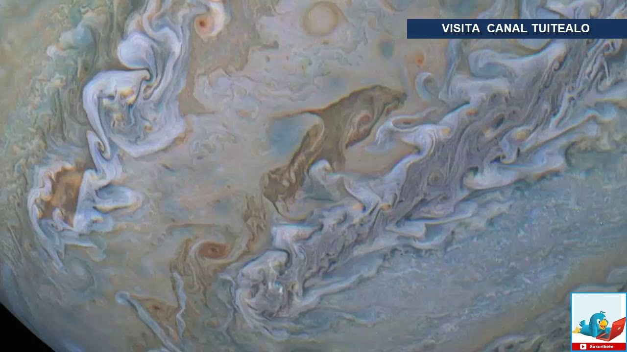 La NASA capta un delfín 'nadando' en Júpiter - YouTube