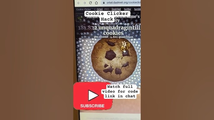 Cookie Click Hack Youtube