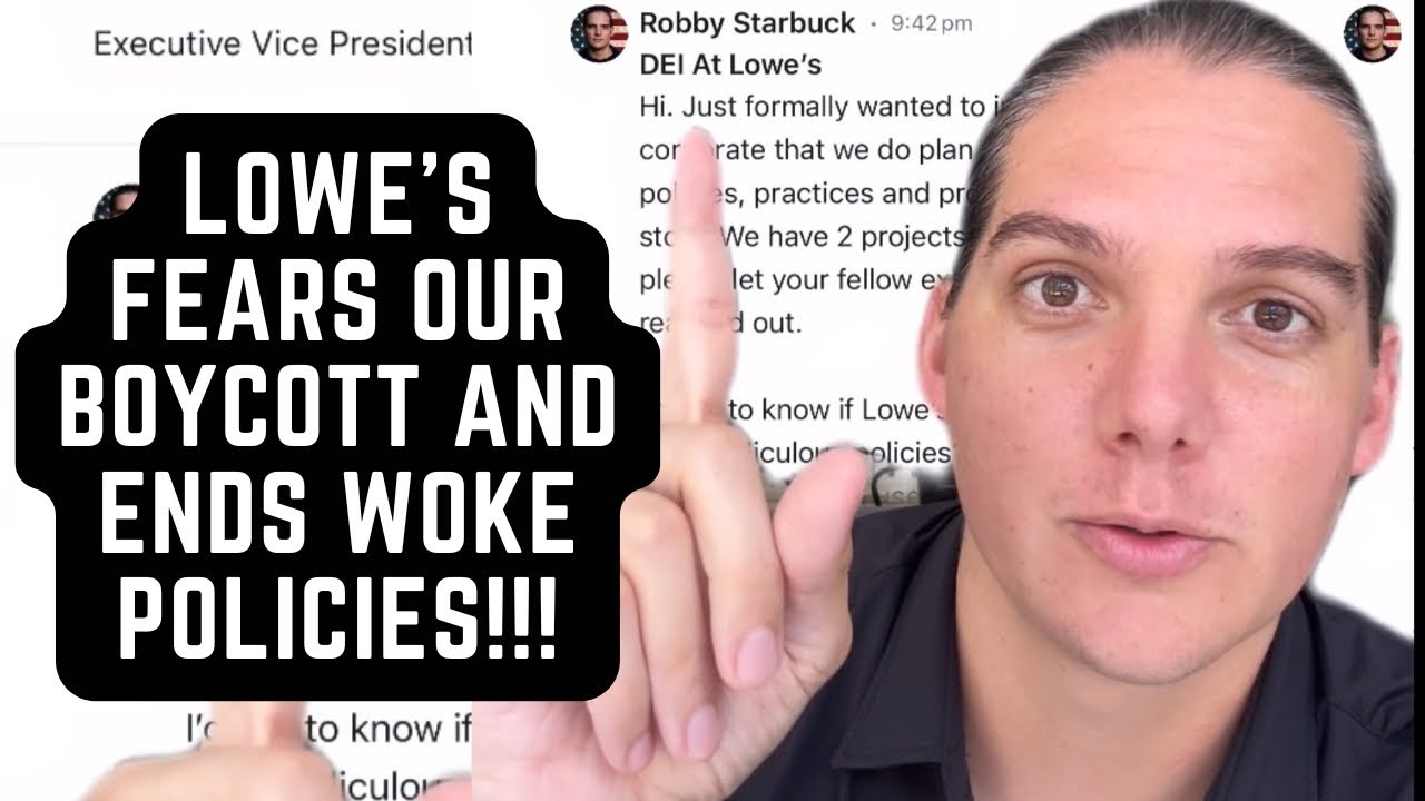 Lowe’s ENDS Woke Policies In Fear Of Our Boycott! 🔥 - YouTube