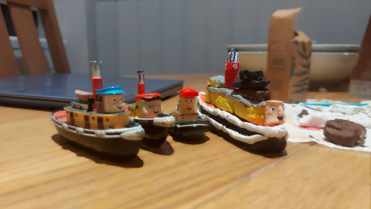 More updates on My custom ertl Top hat (The cast for Tugs years later ...