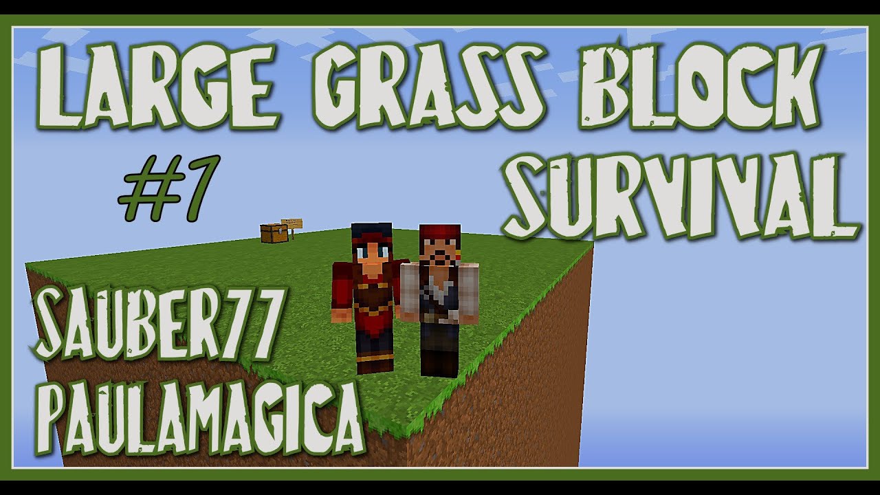 Large Grass Block Survival - Ep.1 - Comenzando... - YouTube