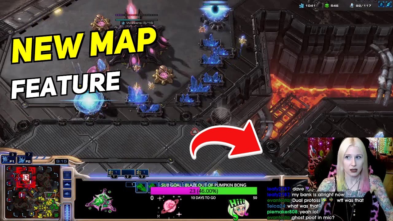 NEW MAP FEATURE | Daily StarCraft II Plays - YouTube