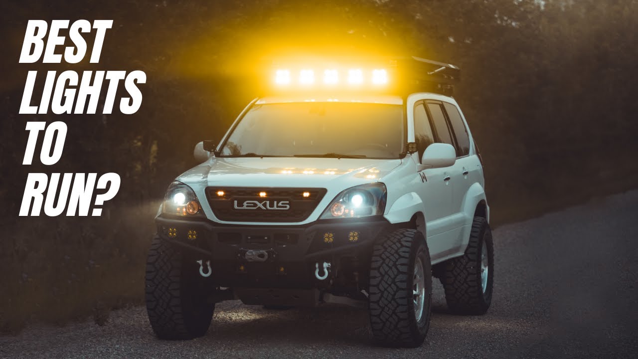 ALL THE LIGHTS! Lexus GX470 Build Update - DIY Roof Lights Install ...