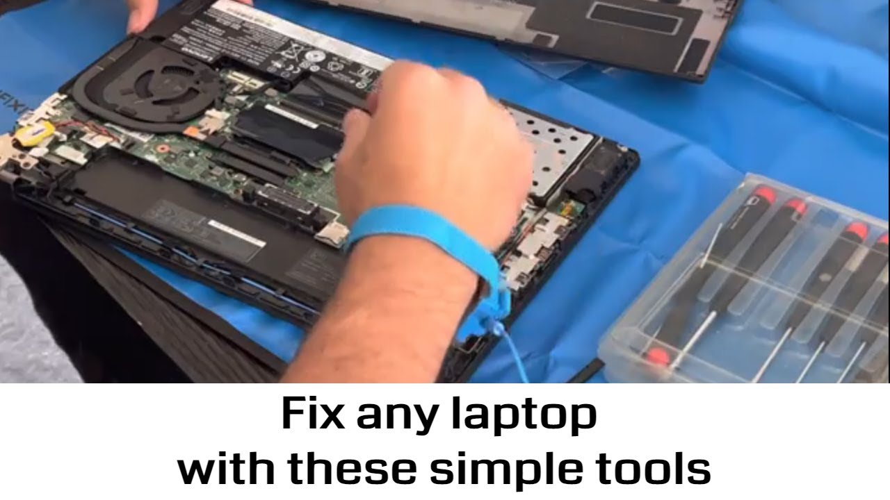 Making simple laptop repairs and the tools you need - YouTube