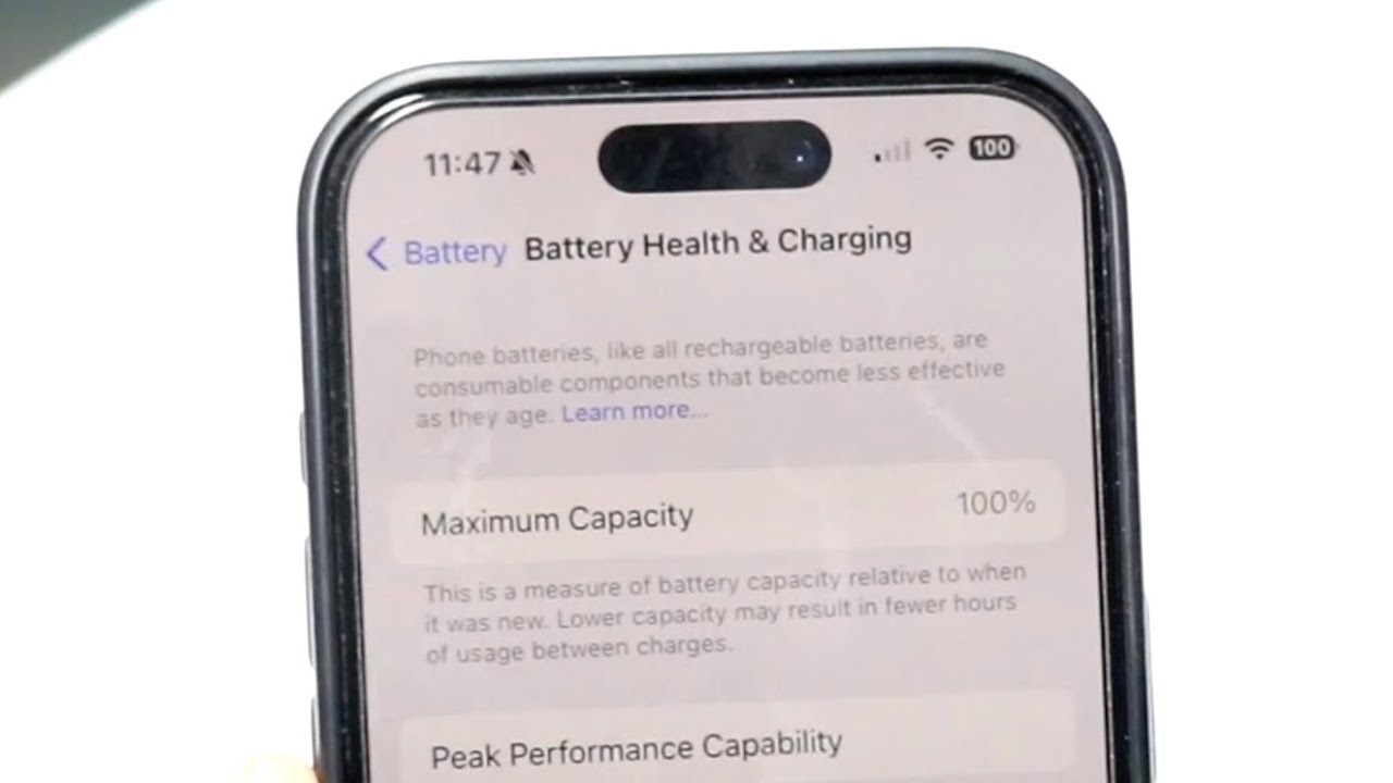 This Will Keep Your iPhone Battery Health At 100% - YouTube