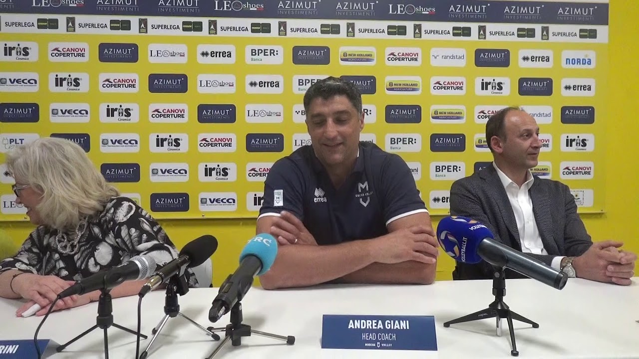 Conferenza di presentazione di Andrea Giani - YouTube
