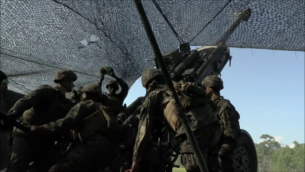 Marines Conduct Support By Fire During Marine Corps Combat Readiness ...