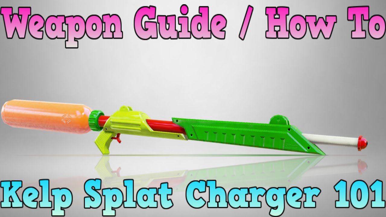 Kelp Splat Charger 101 - Splatoon Weapon Guide / How To - YouTube