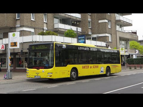 [Sound] Bus MAN NL 273 (MG-HM 9252) der Fa Lennartz Reisen GmbH ...