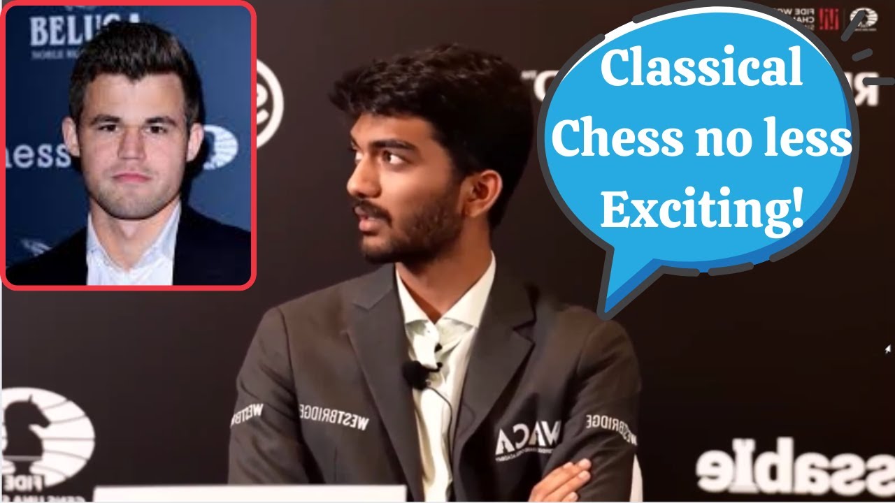 Gukesh: "CLASSICAL Chess Is No Less EXCITING Than Rapid!" - YouTube