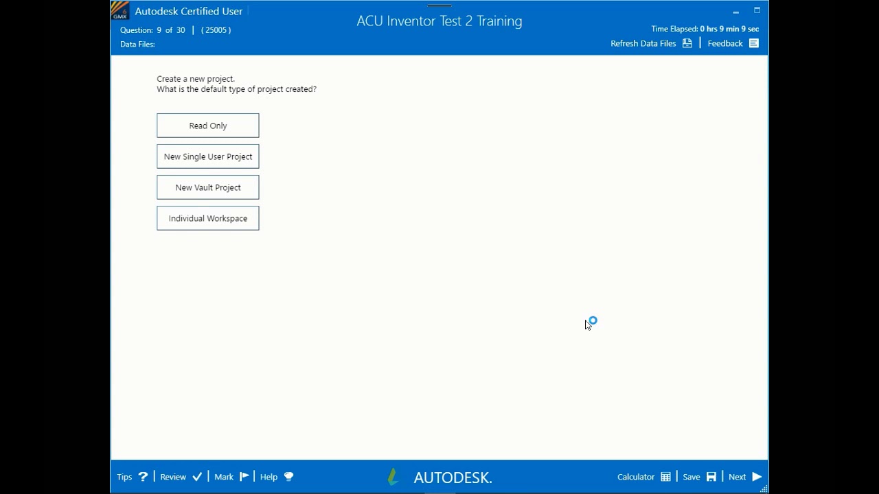 ACU 2020 GMetrix Practice Test 2 #9 - YouTube