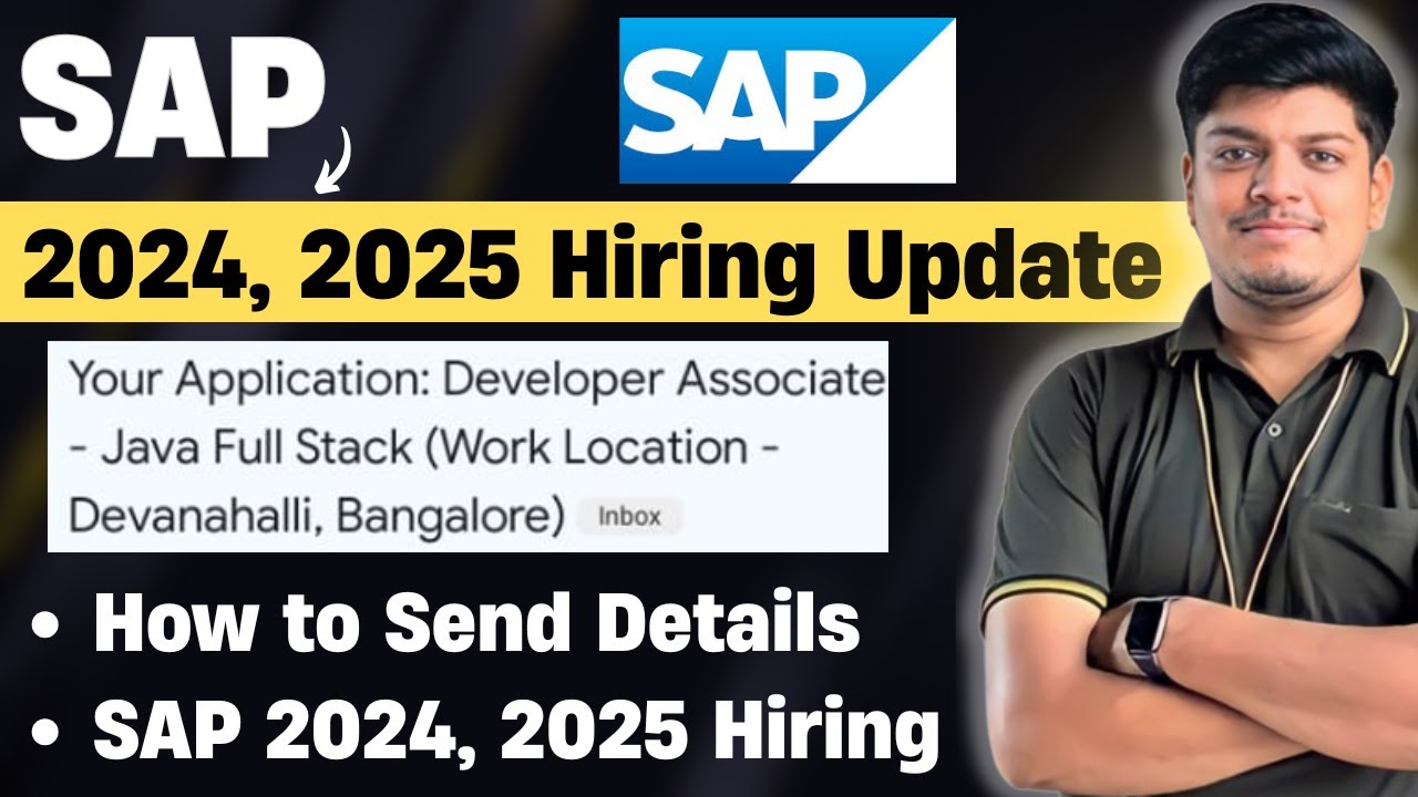 SAP Biggest Hiring Next Update | SAP Details Mail | SAP 2025, 2024 Hiring | Off Campus Drive ...
