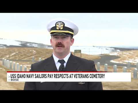 US Navy sailors travel through Idaho to connect with their namesake vessel