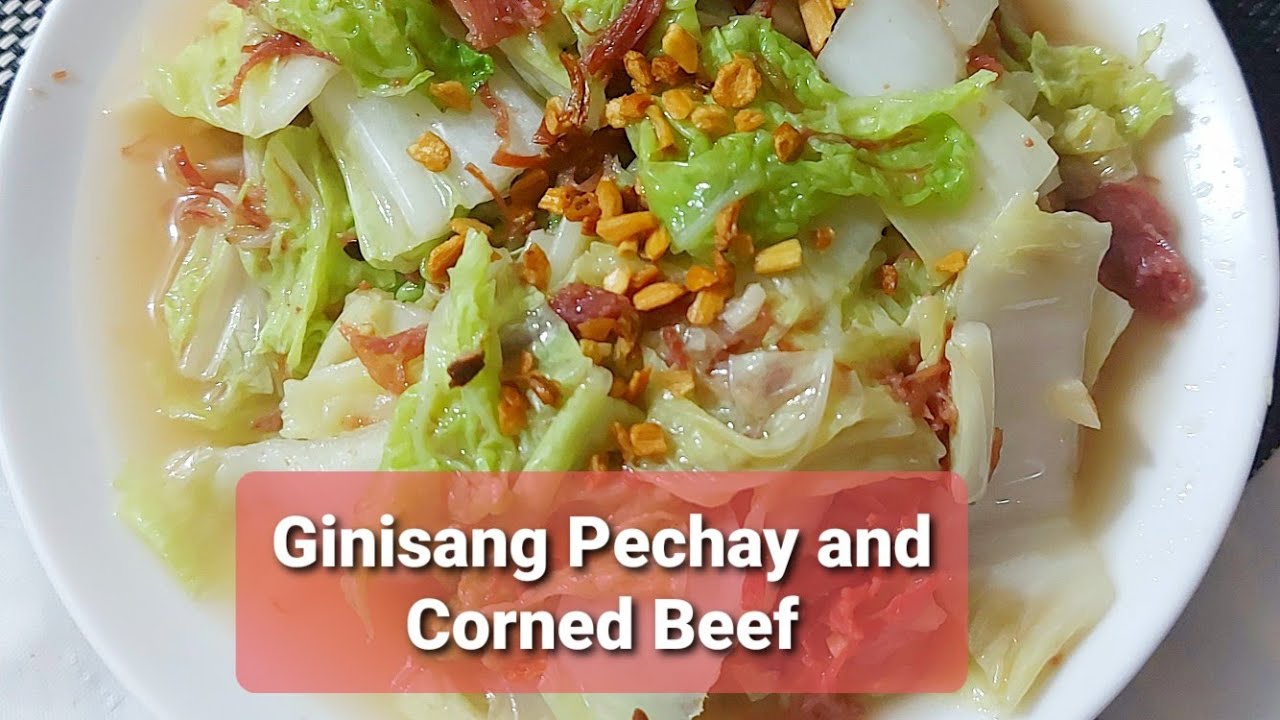 Ginisang Pechay at Corned Beef by AC Abasolo - YouTube