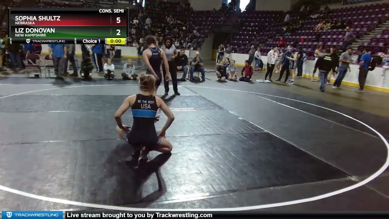 106 Lbs Cons. Semi - Sophia Shultz, Nebraska Vs Liz Donovan, New ...