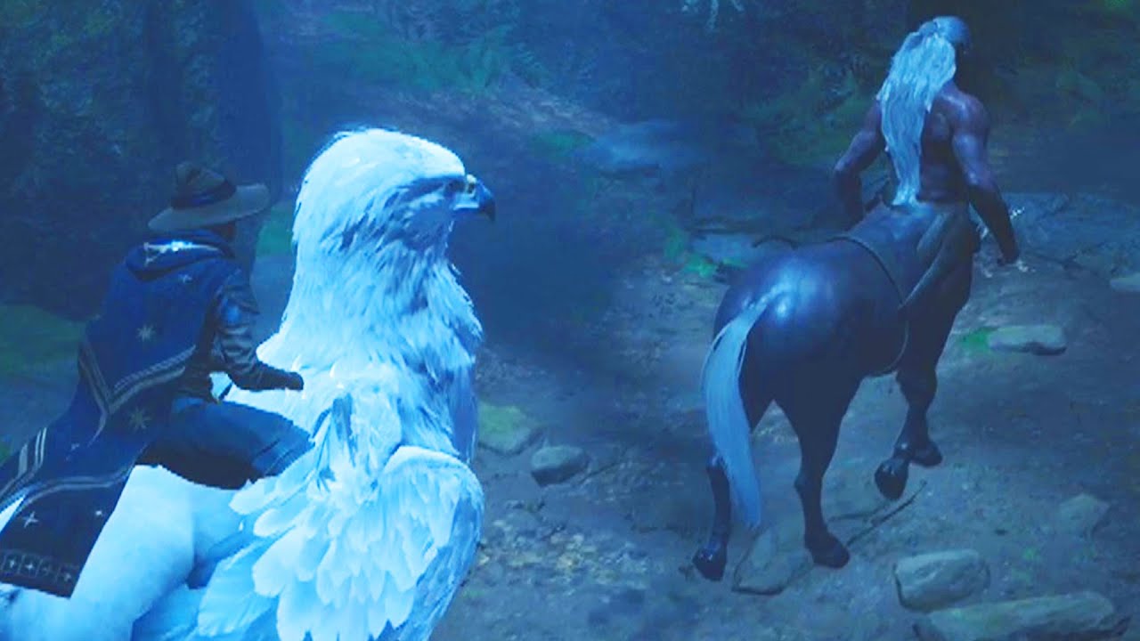 What happens if you ride a Hippogriff around Centaurs? - YouTube