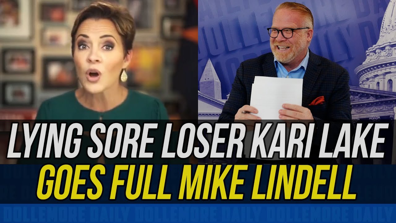 Kari Lake SLIPS OUT OF REALITY. Is She Mike Lindell in a Dress? - YouTube