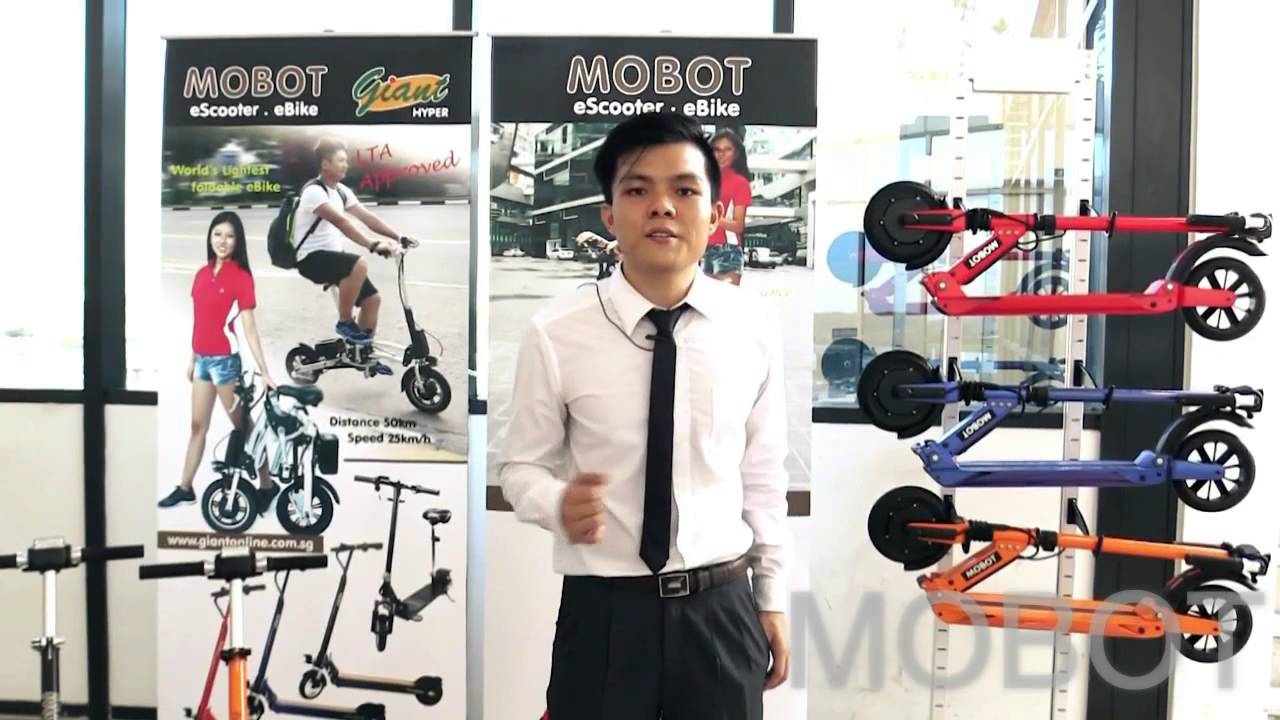 Mobot Xtreme electric scooter aka escooter - YouTube