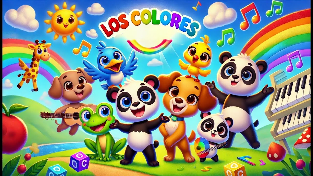 Canción de los Colores para Niños🌈Aprender Jugando #cancióninfantil # ...
