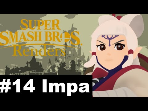 Impa (Age of Calamity) - Speed Art - Super Smash Bros. Renders - YouTube
