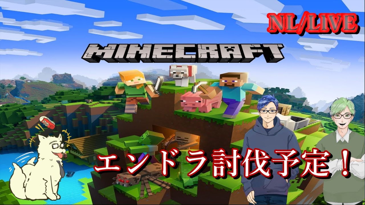 【Minecraft】NL+ワン エンドラ討伐作戦！参加型 - YouTube