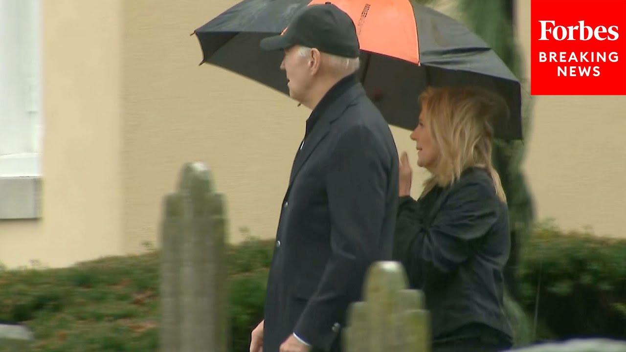 JUST IN: Bidens Visit Delaware Church On Anniversary Of Death Of POTUS ...
