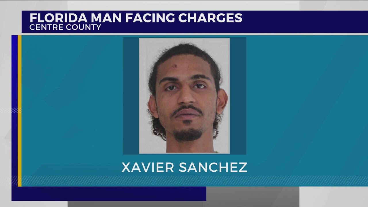 POLICE: Florida man busted in Centre County for drug trafficking - YouTube