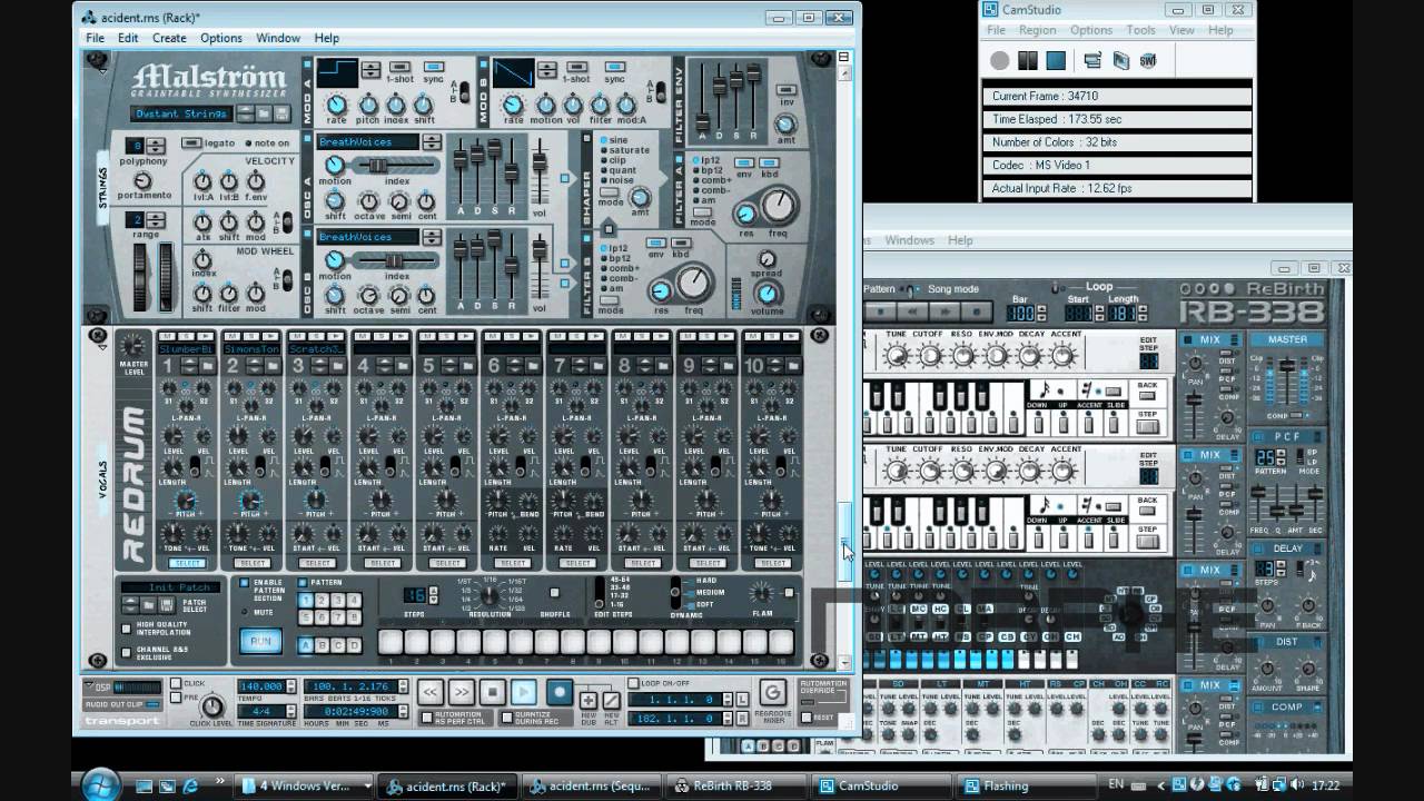 Rebirth TB-303 (acidhouse/technotrance) - YouTube
