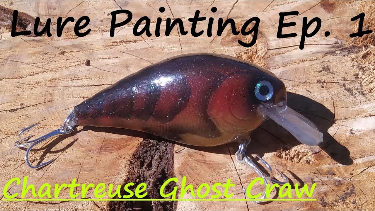 Lure Painting | Chartreuse Ghost Craw - YouTube