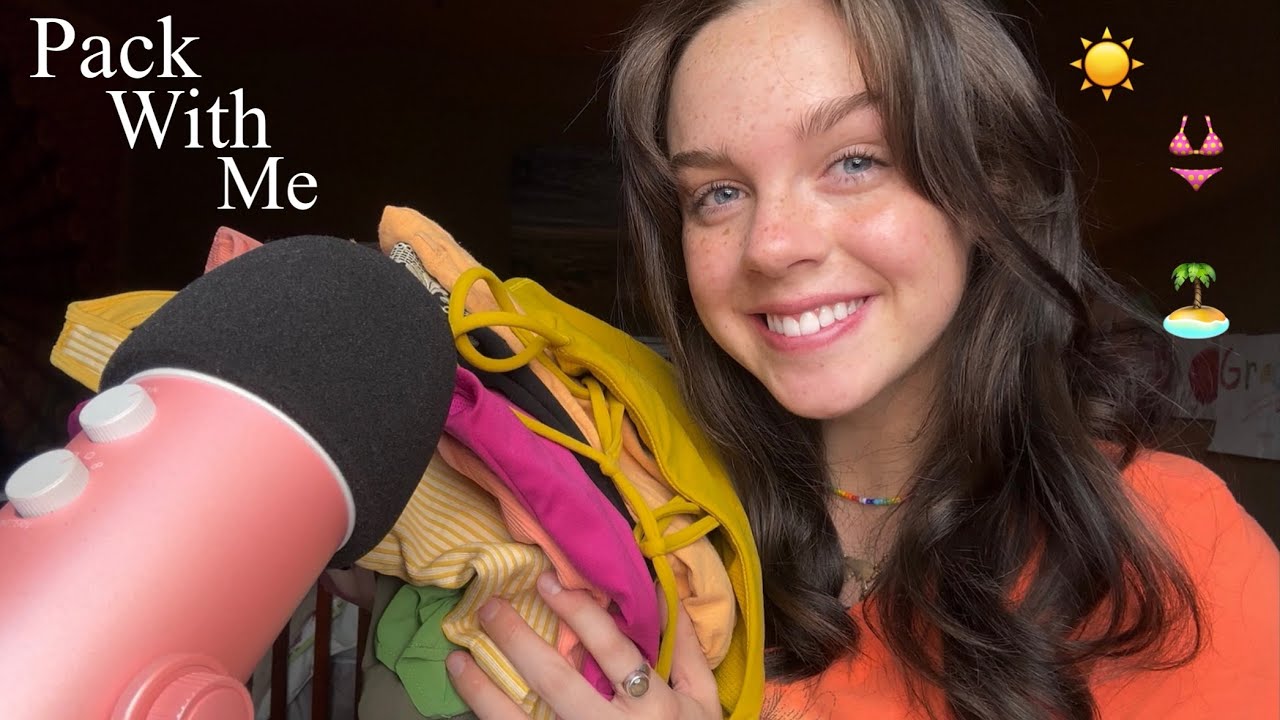 ASMR Pack With Me for HAWAII! - YouTube