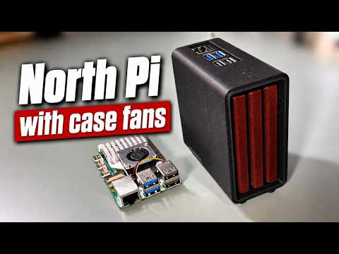 Fractal Design North Pi build with case fans for the Raspberry Pi 5