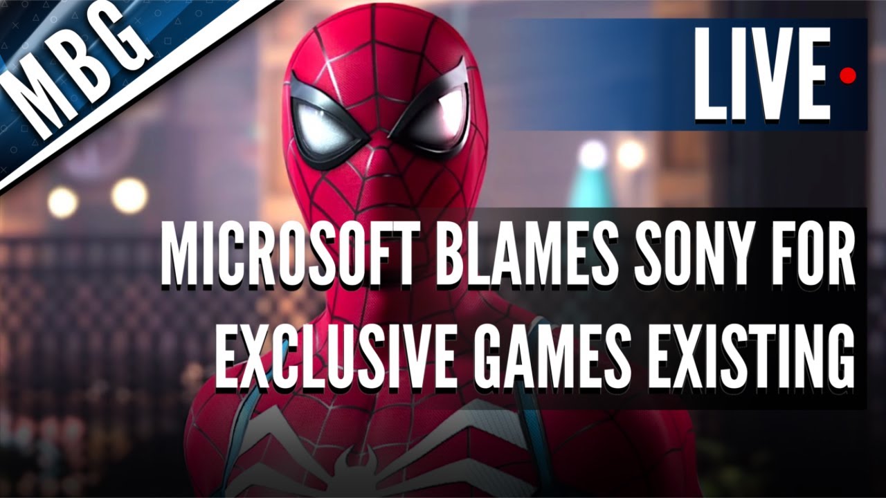 Microsoft Blames Sony For Exclusive Games Existing - YouTube