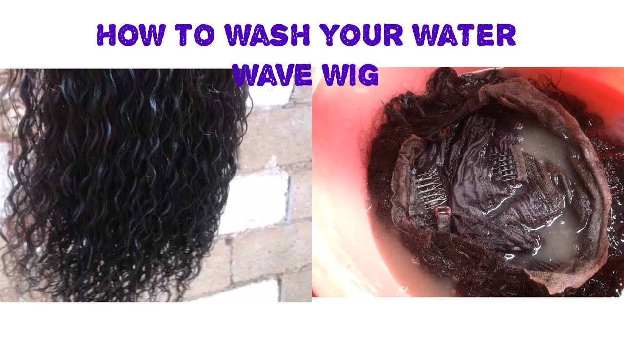 HOW TO WASH CURLY HUMAN WIG AT HOME | ALIEXPRESS HAIR - YouTube