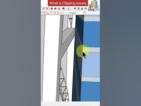 What is clipping issues in sketchup models - YouTube