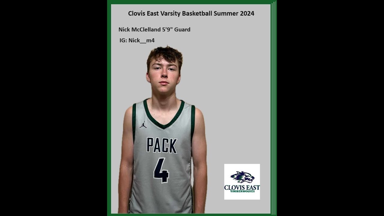C/O 26 Nick McClelland: Varsity Summer Basketball highlights 2024 - YouTube
