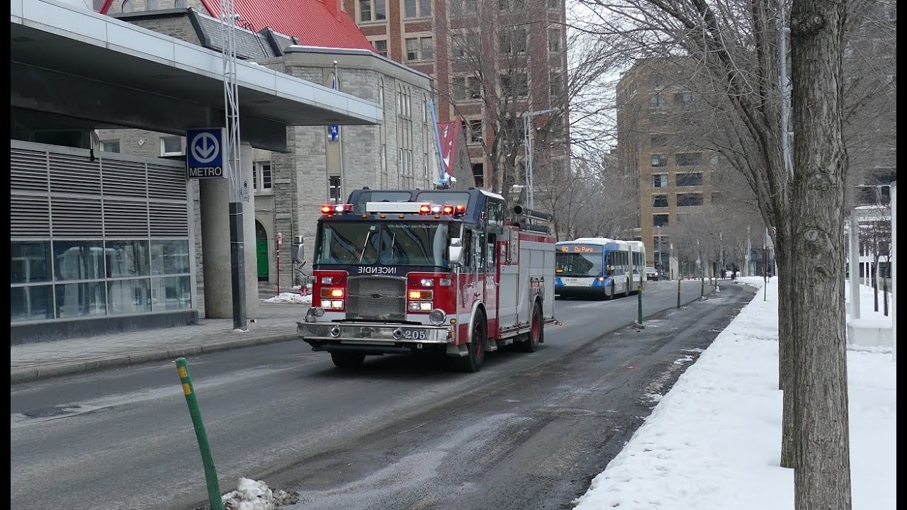 POMPIERS DE MONTRÉAL EN ACTION | FIREFIGHTERS IN ACTION | RESPONDING ...