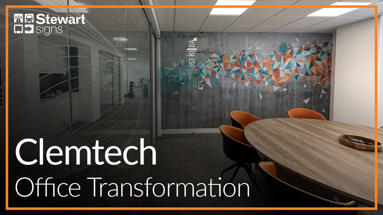 Clemtech Office Transformation | Stewart Signs - YouTube