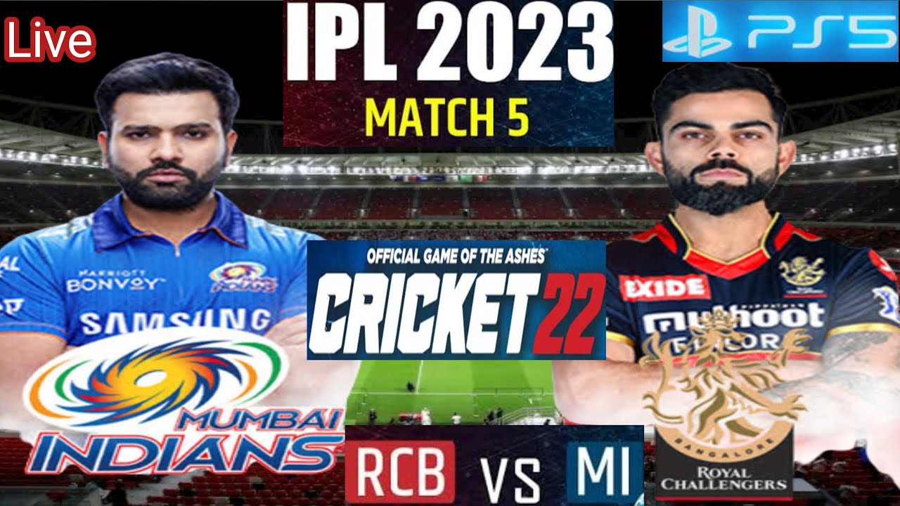 Mumbai Indians VS Royals Challengers Bangalore T20 Cricket Match IPL ...