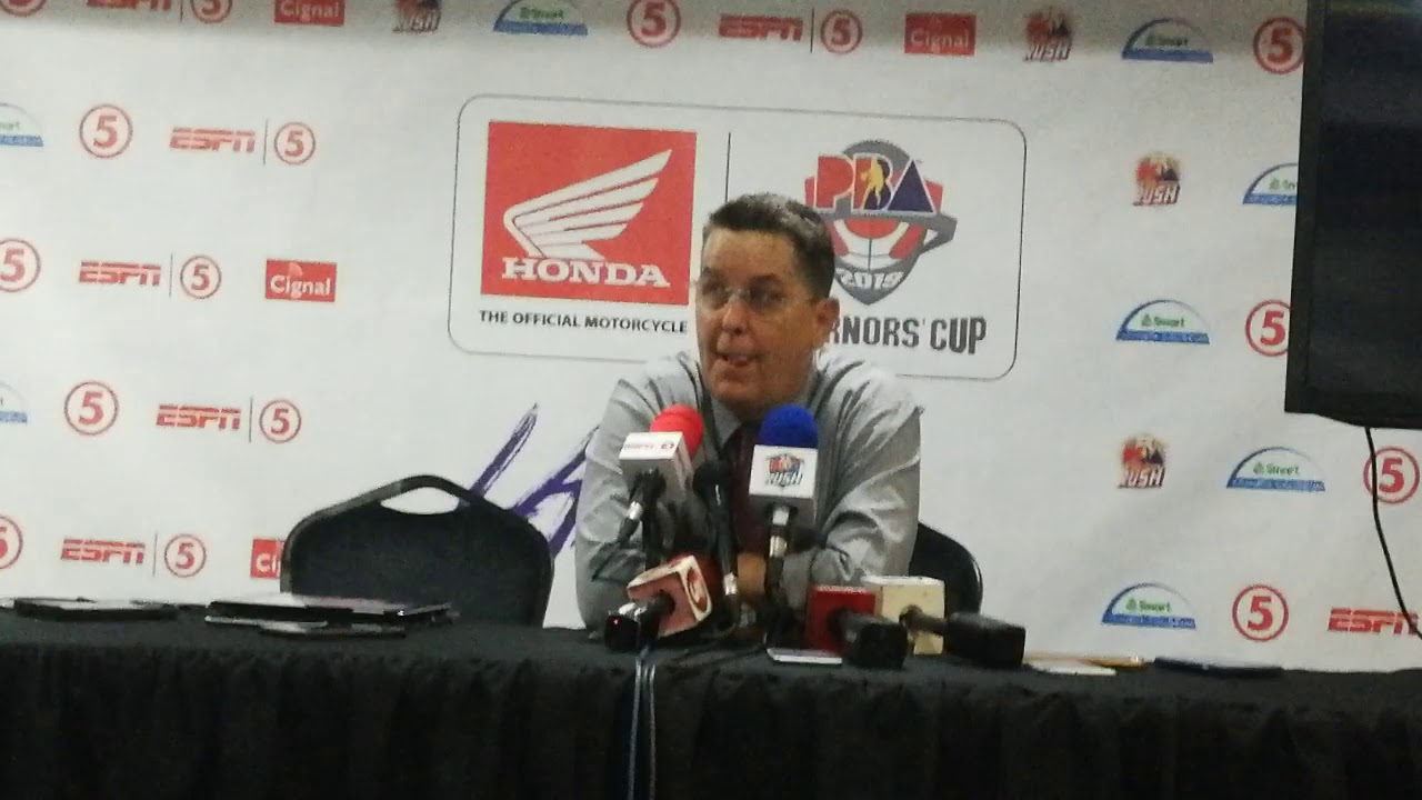 Barangay Ginebra coach Tim Cone on Game 1 win in PBA Governors' Cup ...