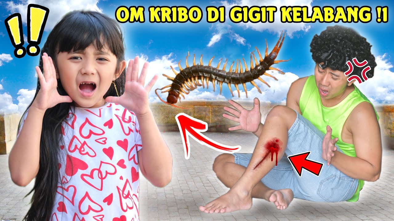 OM KRIBO DIGIGIT LIPAN RAKSASA SAMPAI SAMANTHA DAN ADEK AUDREY PANIK ...