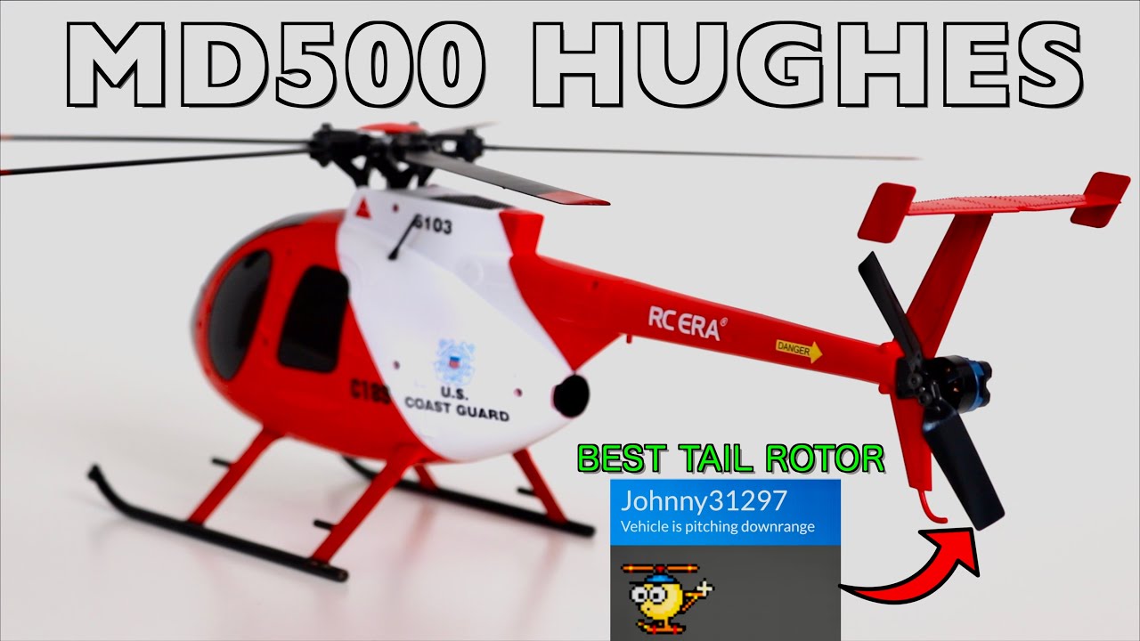 UPGRADED Tail Rotor - MD500 Hughes RC Helicopter - RC ERA C189 - YouTube
