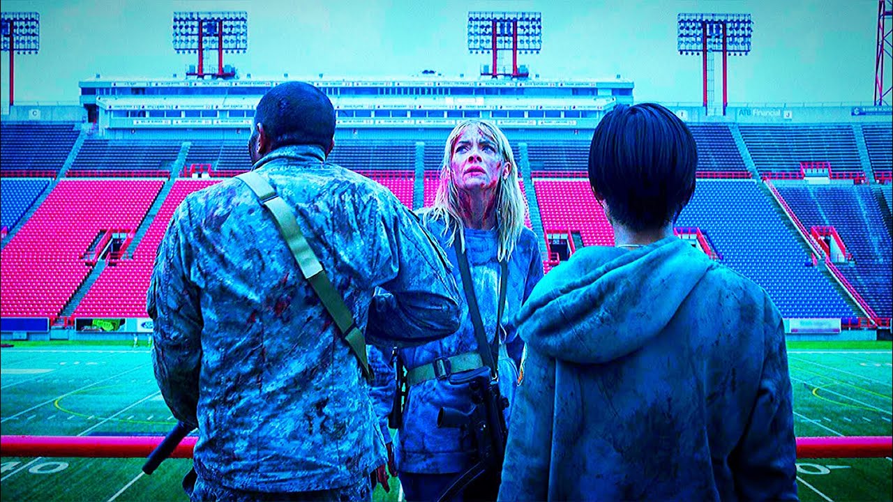 They decided to take refuge behind the walls of the stadium from a ...
